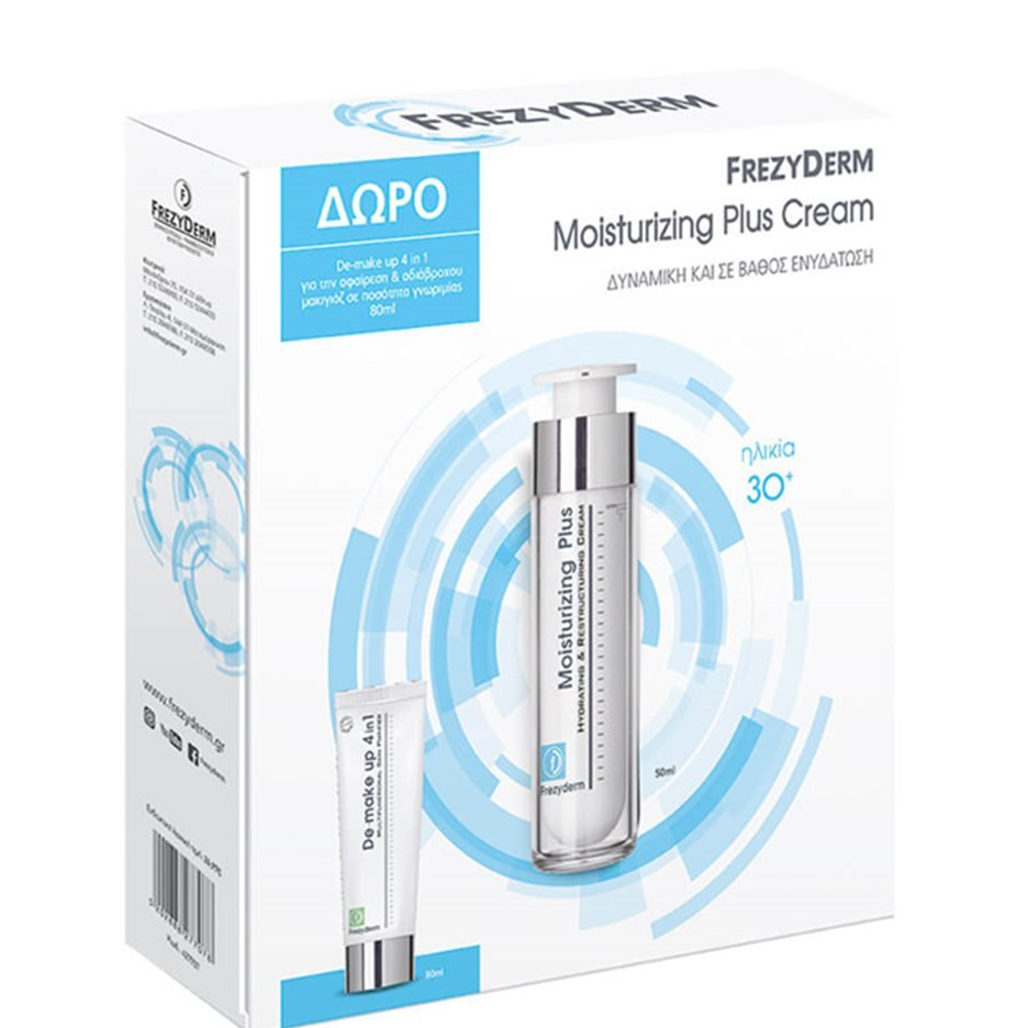 FREZYDERM Promo 30+ Moisturizing Plus Cream Ενυδατική Κρέμα 50ml + De ...