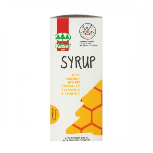 KAISER Syrup, Σιρόπι Λαιμού με Μέλι - 200ml | Gea Pharmacy