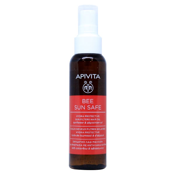 APIVITA Bee Sun Safe Hydra Protective Hair Oil, Ενυδατικό Αντηλιακό ...