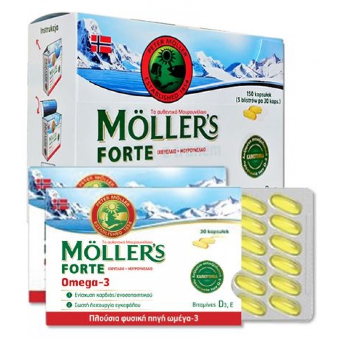MOLLER'S Forte Omega-3 - 150caps | Gea Pharmacy