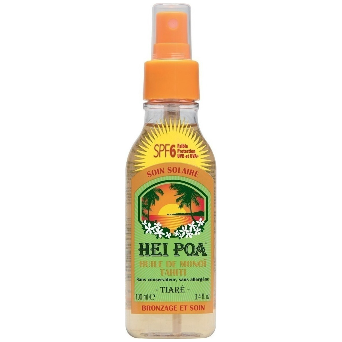 HEI POA Tahiti Monoi Oil Tiare Spray SPF6 100ml | Gea Pharmacy