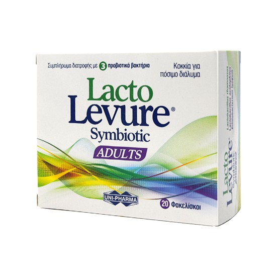 UNI-PHARMA Lacto Levure Symbiotic, Adults - 20 φακελίσκοι | Gea Pharmacy