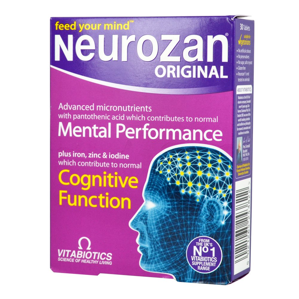 VITABIOTICS Neurozan Original, Συμπλήρωμα Διατροφής για Καλή Εγκεφαλική ...