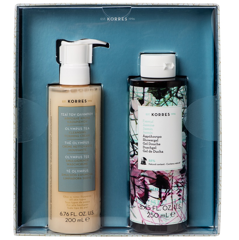 KORRES Σετ Τσάι Του Ολύμπου Αφρώδης Κρέμα Καθαρισμού - 200ml ...