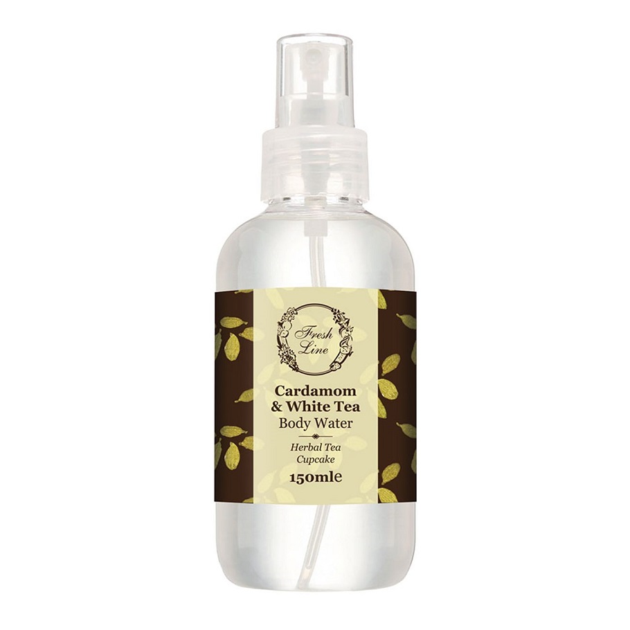 FRESH LINE Body Water, Κάρδαμο & Λευκό Τσάι - 150ml | Gea Pharmacy