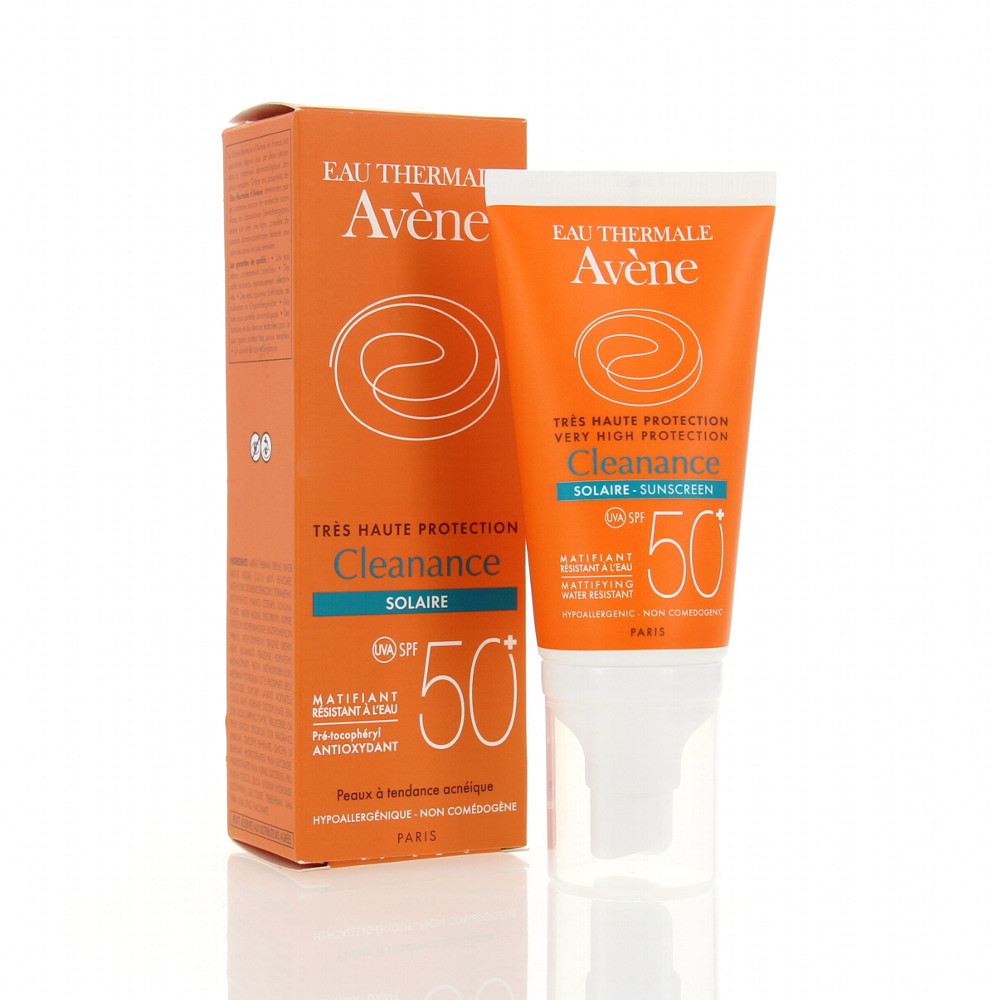 AVENE Cleanance Solaire SPF50+ - Αντηλιακό Προσώπου Για Δέρμα Με Τάση ...
