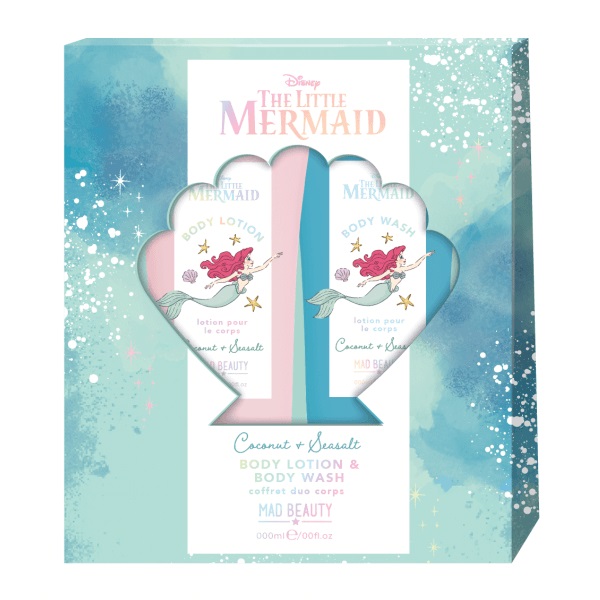 MAD BEAUTY The Little Mermaid Bath & Body Gift Set, Body wash - 150ml ...
