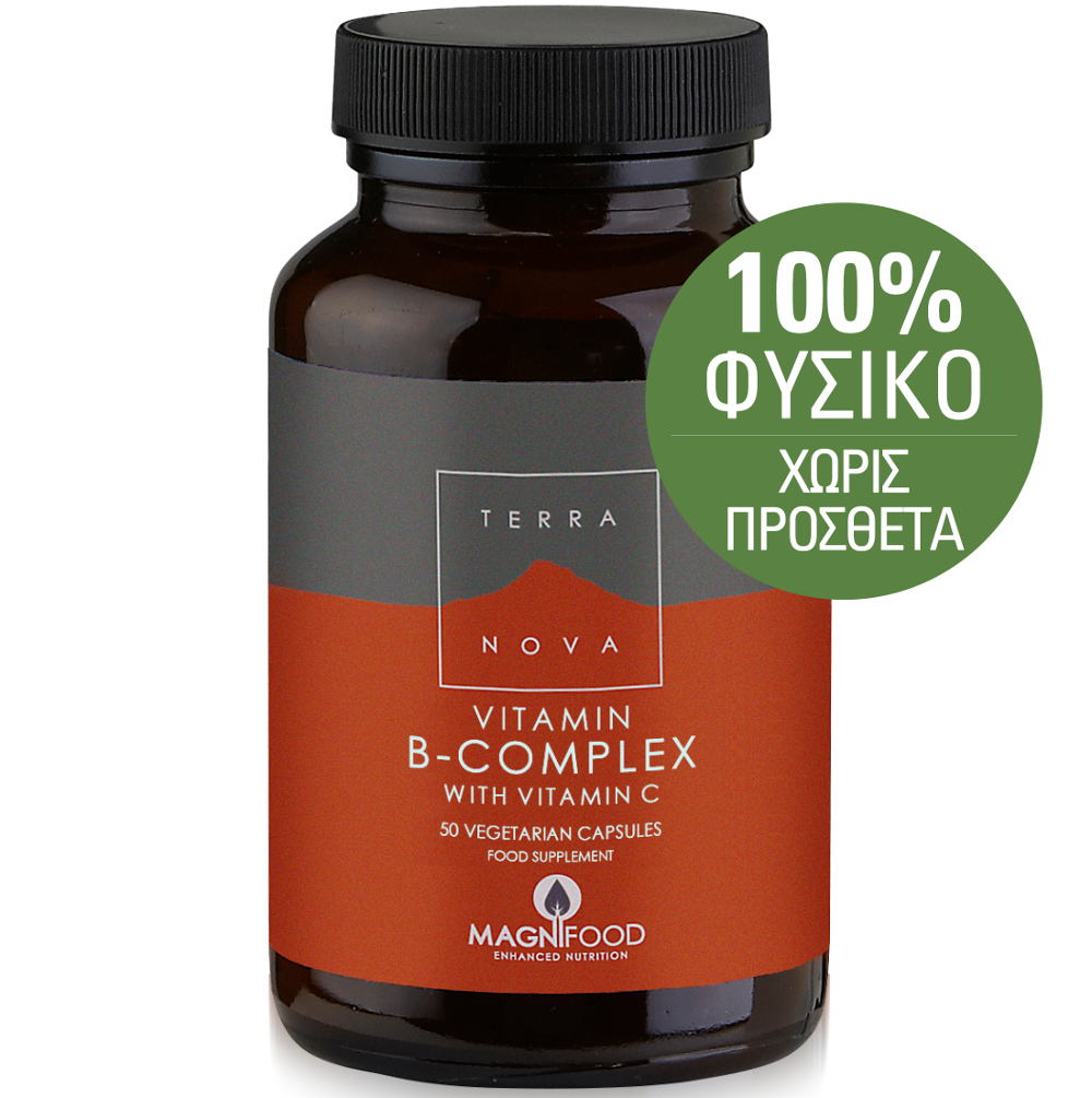 TERRANOVA Vitamin B-Complex With Vitamin C - 50caps | Gea Pharmacy