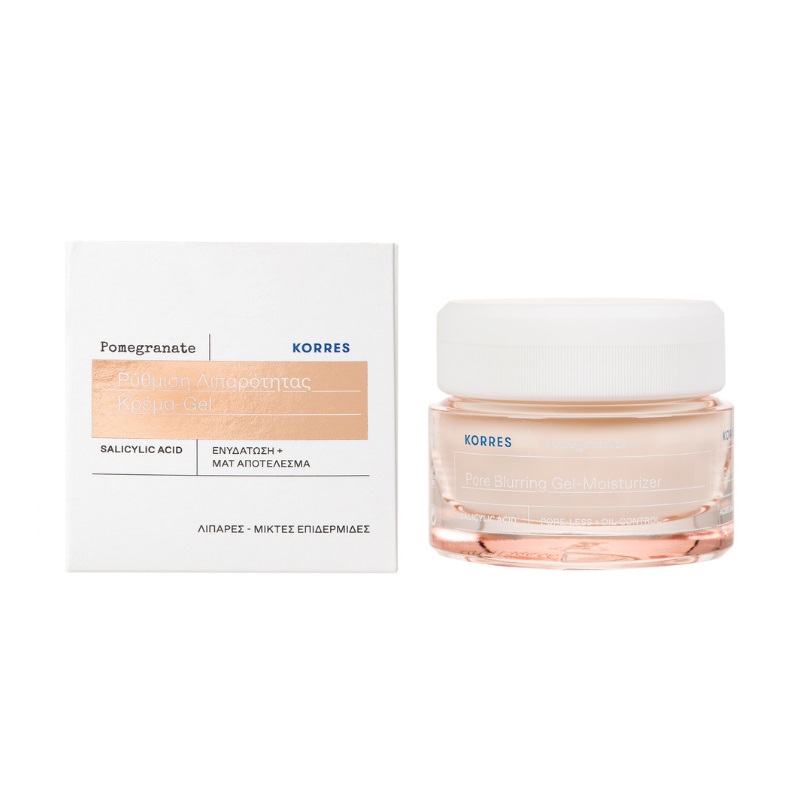 KORRES Pomegranate, Κρέμα-Gel με Ρόδι Ενυδάτωσης Προσώπου για Λιπαρές ...