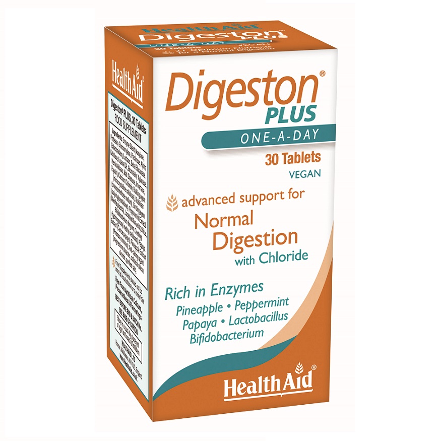 HEALTH AID Digeston Plus, Ένζυμα & Προβιοτικά - 30tabs | Gea Pharmacy
