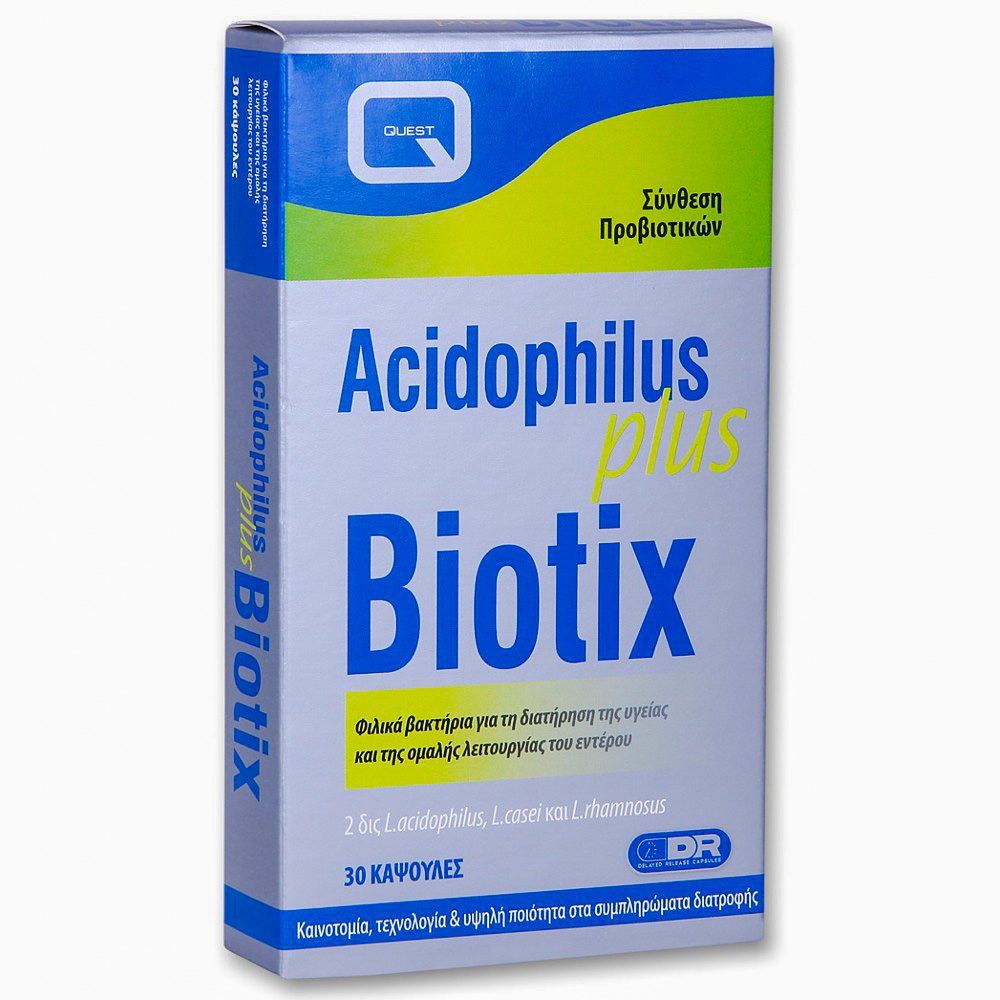QUEST Acidophilus Plus Biotix 30Tabs | Gea Pharmacy
