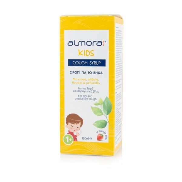 ELPEN Almora Plus Kids Cough Syrup, Παιδικό Σιρόπι για τον Βήχα - 120ml ...