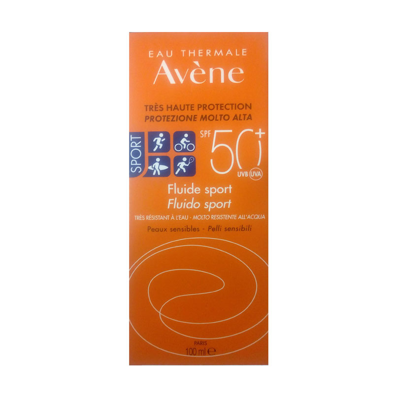 AVENE Fluid Sport SPF50+, Αντηλιακό Για Αθλητές - 100ml | Gea Pharmacy