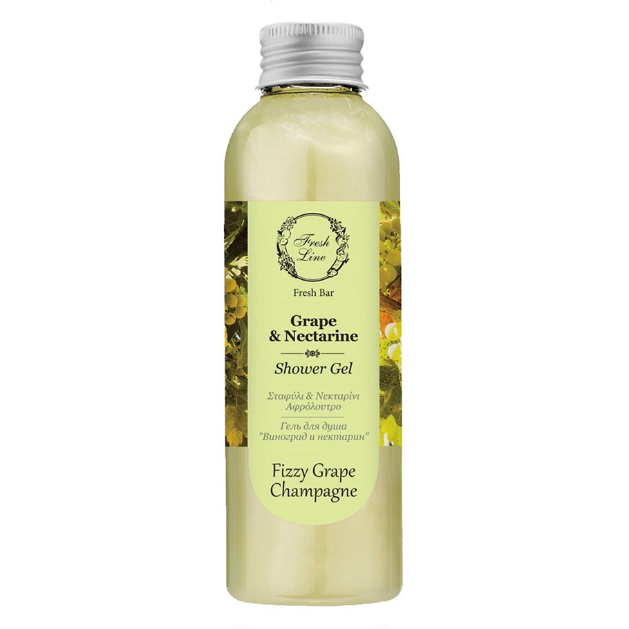 FRESH LINE Shower Gel, Αφρόλουτρο, Σταφύλι & Νεκταρίνι - 200ml | Gea ...