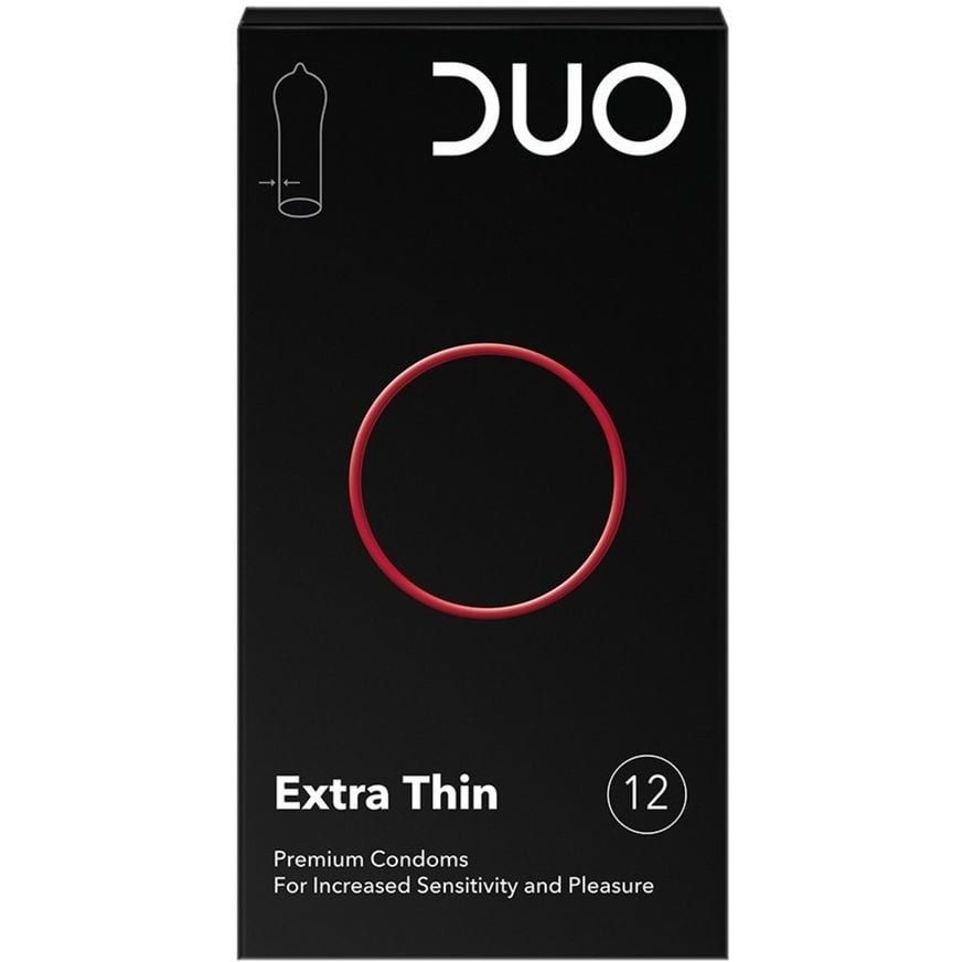 DUO Extra Thin, Πολύ Λεπτά Προφυλακτικά - 12τεμ | Gea Pharmacy