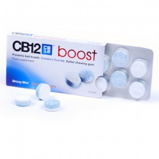 CB12 Boost Τσίχλα κατά της Δυσάρεστης Αναπνοής X10 | Gea Pharmacy
